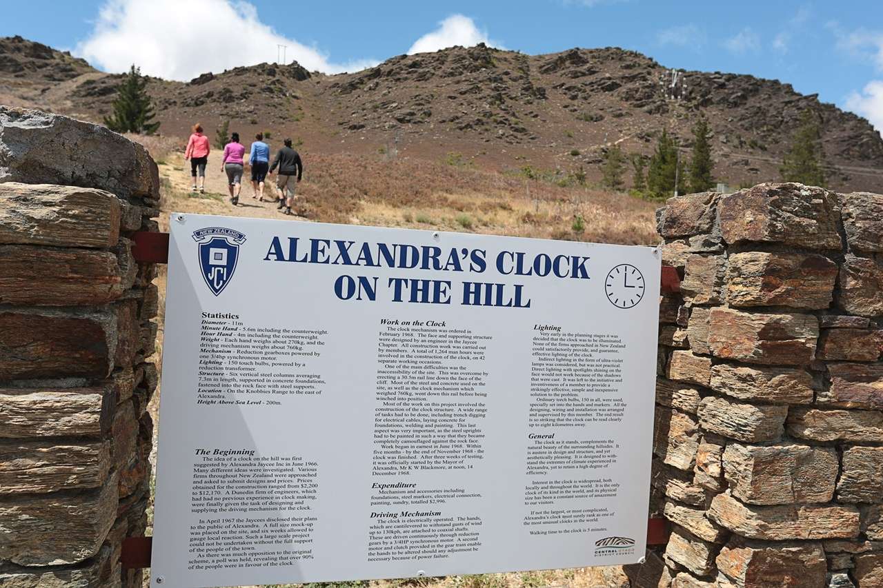 Alexandra - Clock on the Hill | Central Otago NZ